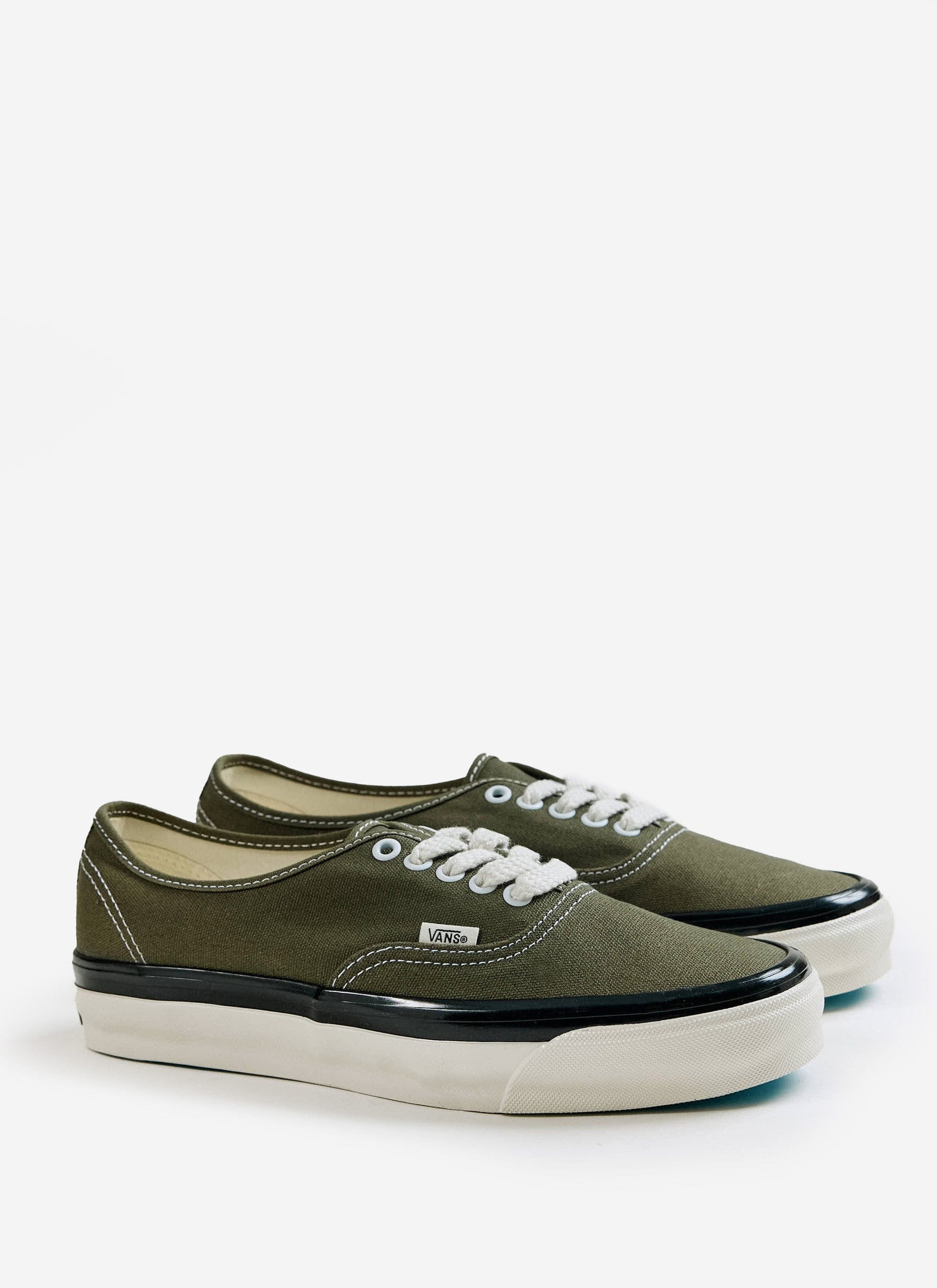 Men's Trainers | Vans Authentic 44 Premium | Olive | Percival Menswear