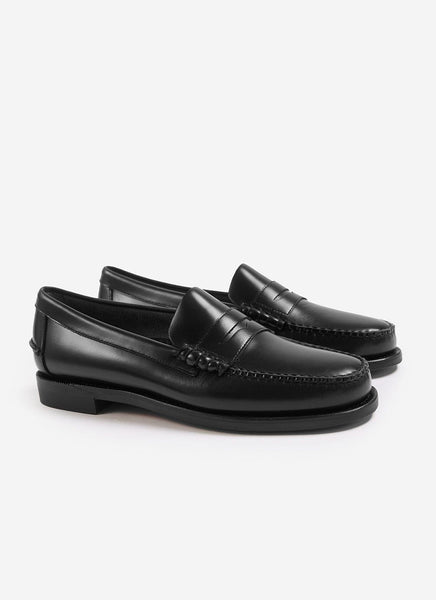 Men's Sebago Loafers | Classic Dan | 100% Leather | Black
