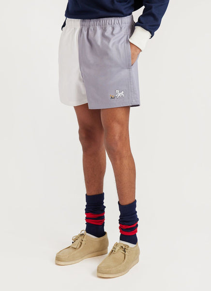 Men's Rugby Shorts | Canterbury | White with Grey