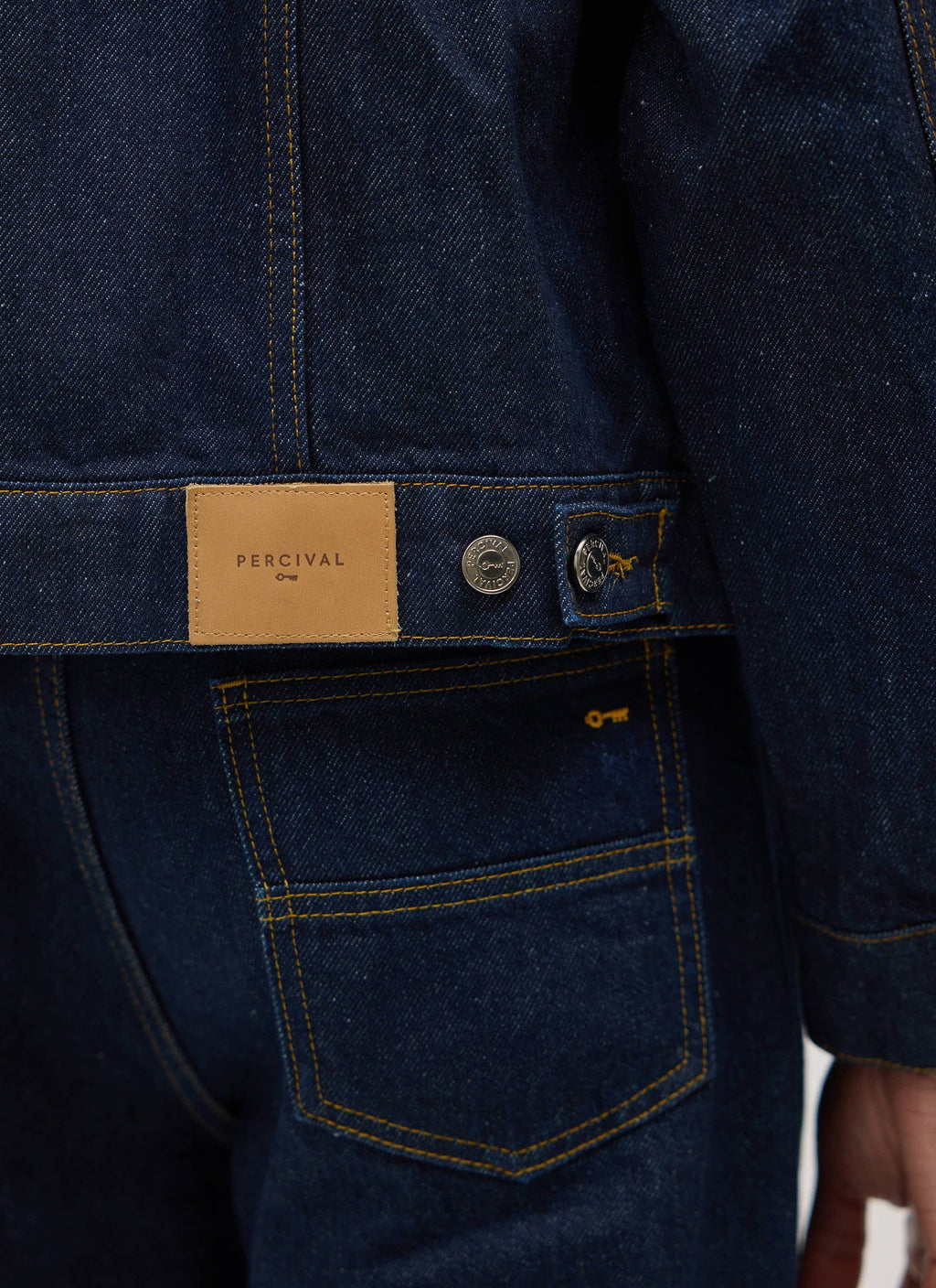 Men's Chore Jacket | Denim | Dark Indigo Blue | Percival Menswear