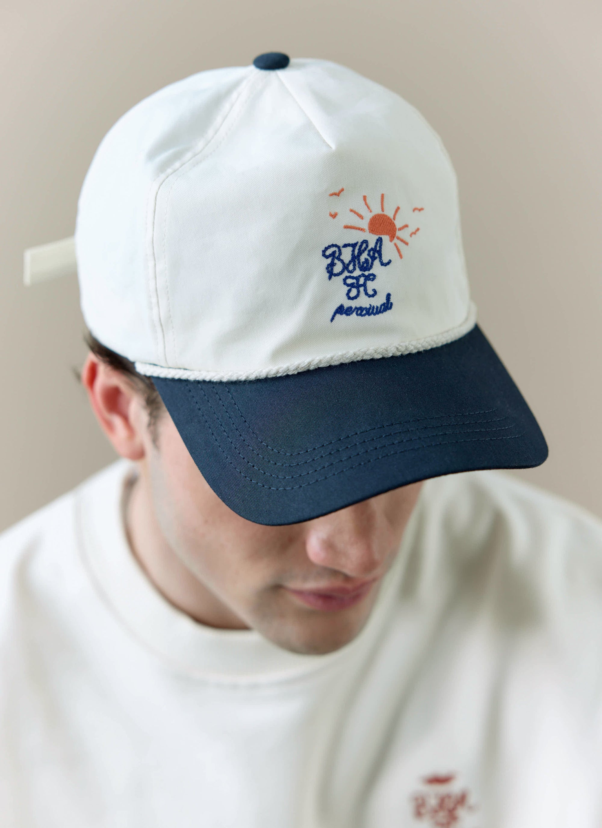 Trucker Cap | Brighton & Hove Albion F.C. x Percival | Cream Navy ...